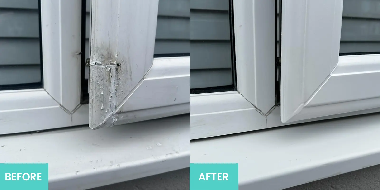 Fixation Surface Repair Specialists | UPVC Repairs: Before and After